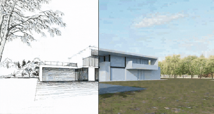 AI-Powered Architecture Design: Enhance 3D Rendering with AI